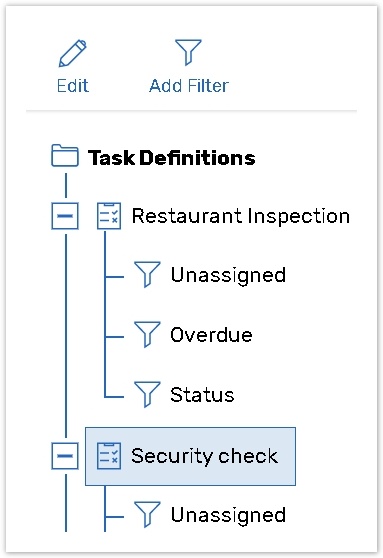 Task Definitions panel